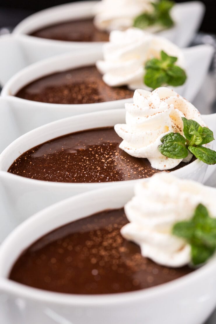 Ridiculously Easy Blender Chocolate Pots de Crème - The Café Sucre Farine