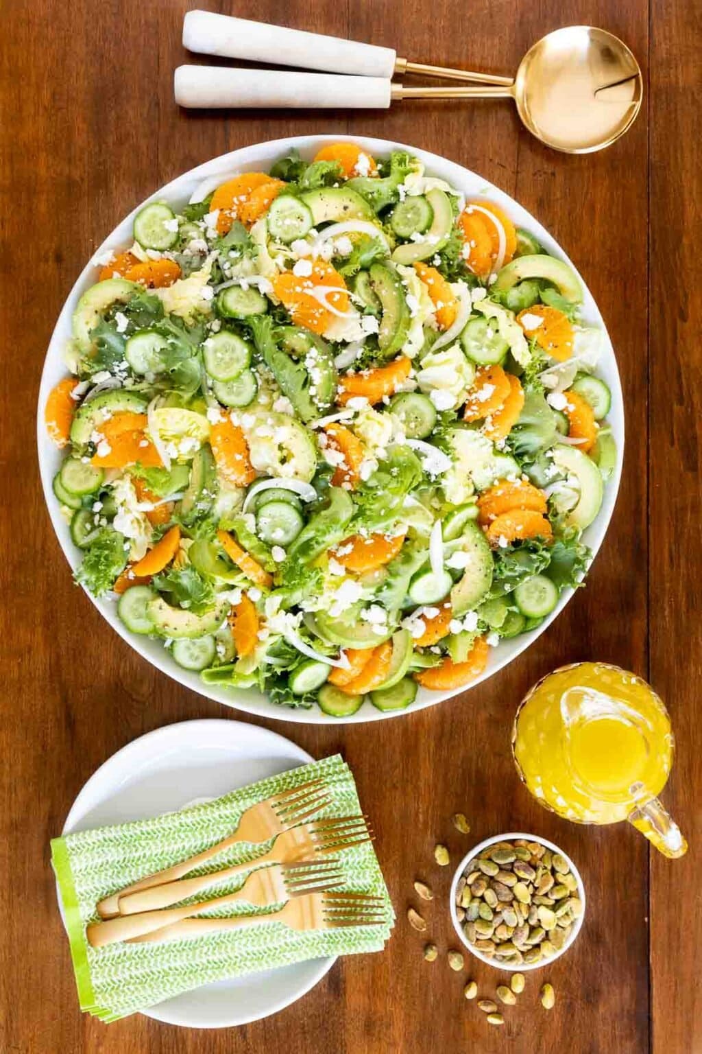 Irish Flag Clementine Cucumber Salad - A heathy way to celebrate St ...