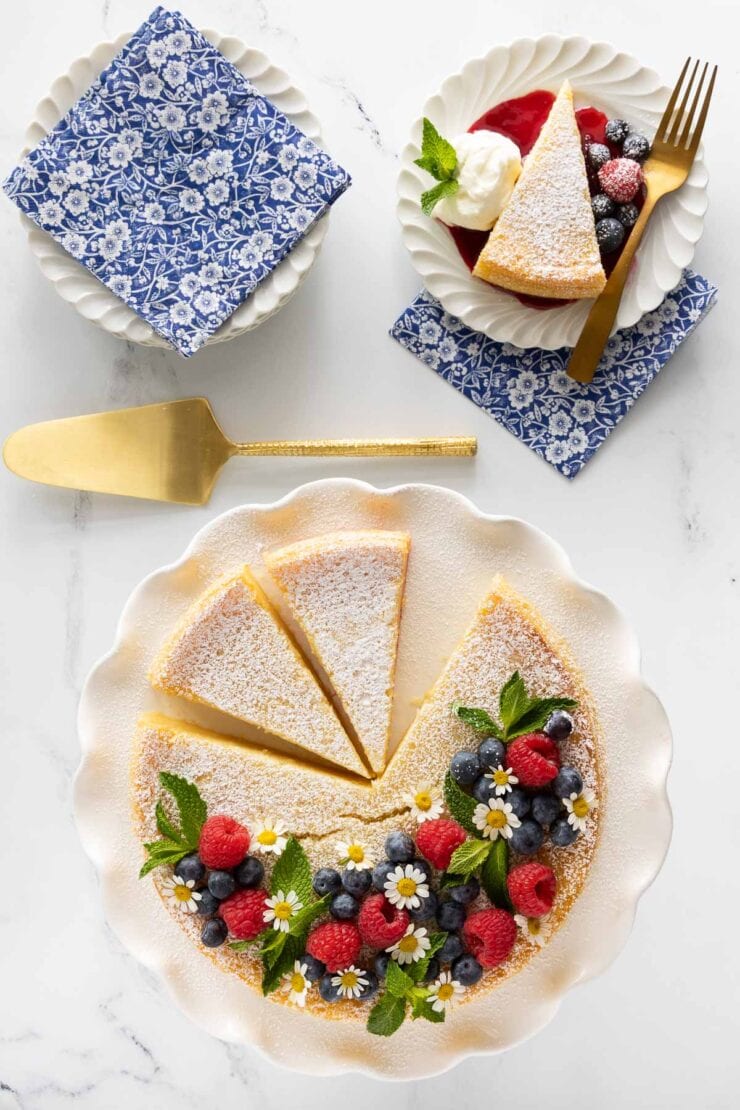 Ridiculously Easy Crustless Lemon Tart - The Café Sucre Farine