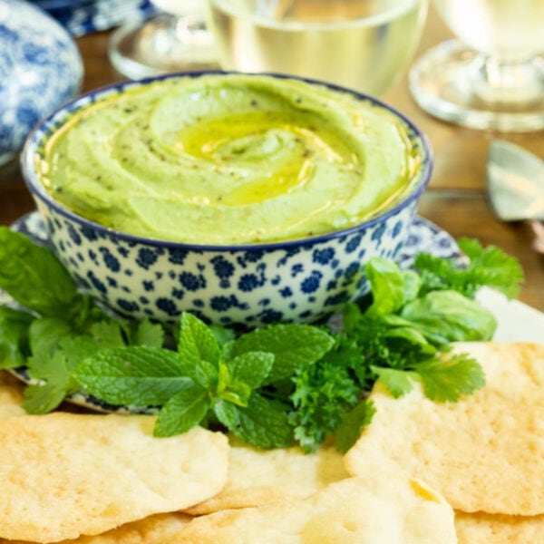 Green Goddess Hummus (with free printable labels for gifting) - The ...