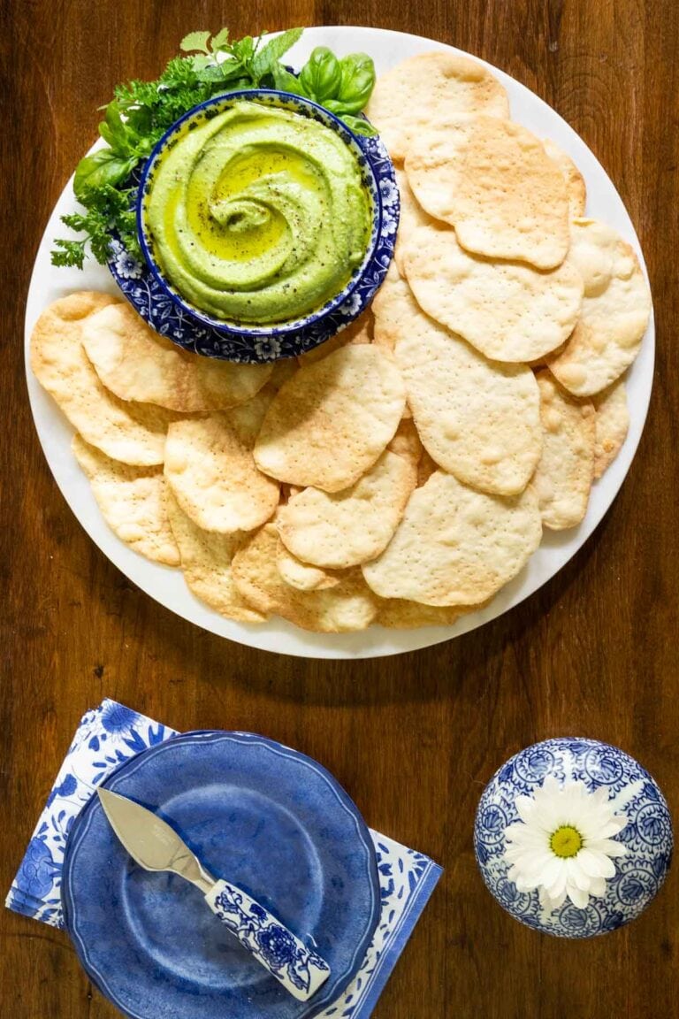 Green Goddess Hummus (with free printable labels for gifting) - The ...