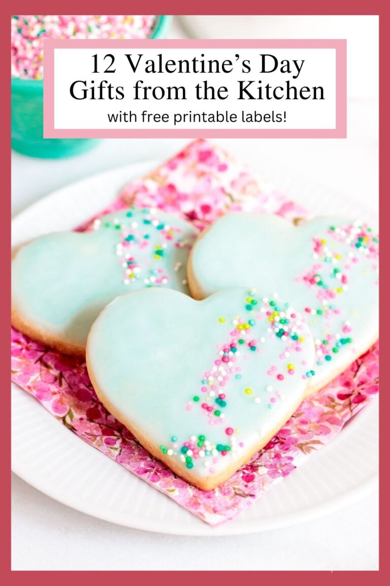12 Easy Gifts from the Kitchen for Valentine's Day (with free printable ...