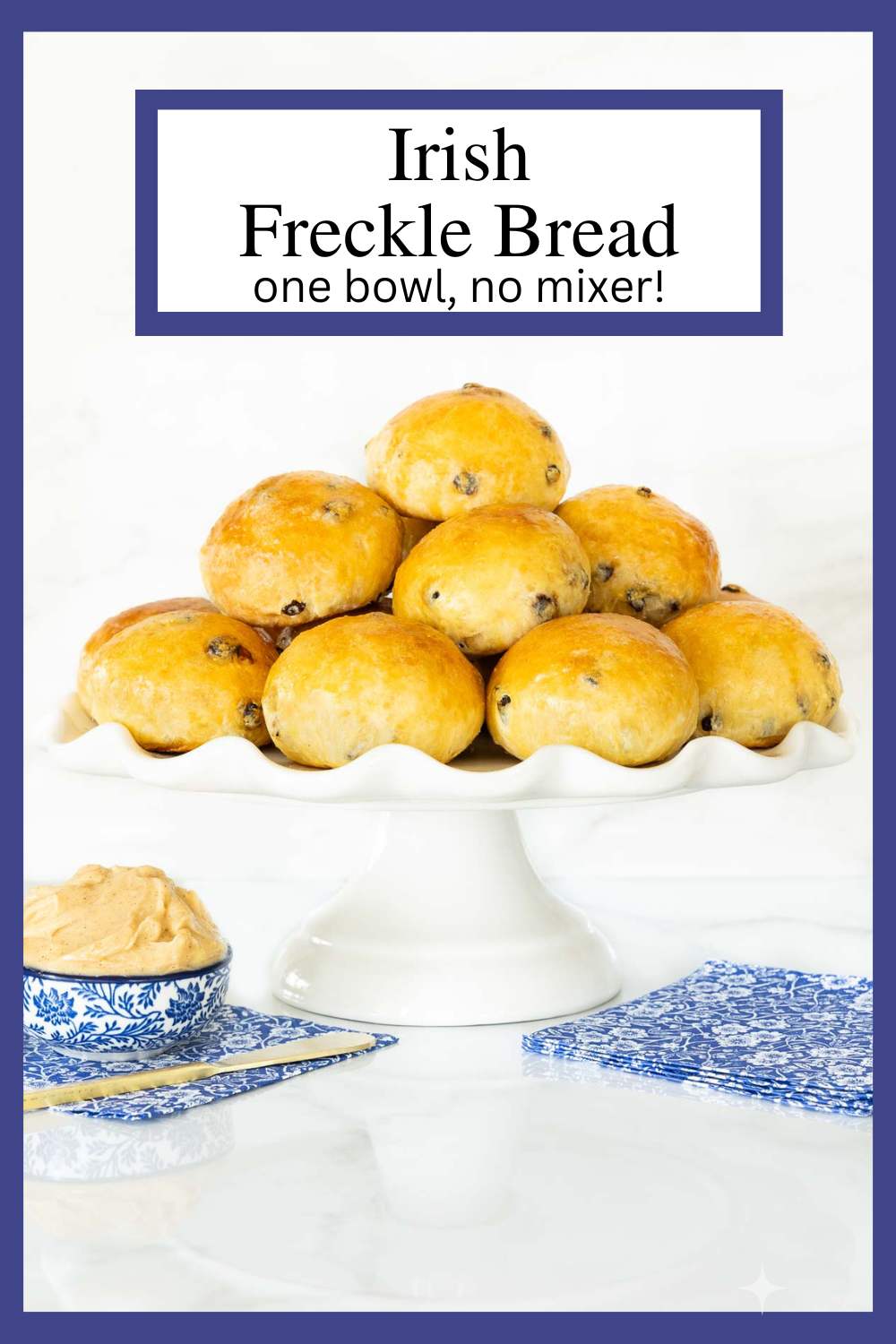 Irish Freckle Bread (or Rolls!) - One Bowl, No Mixer - The Café Sucre ...
