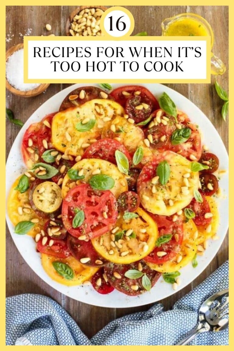 Too Hot to Cook? 16 Recipes to Get You Through the Dog Days of Summer ...