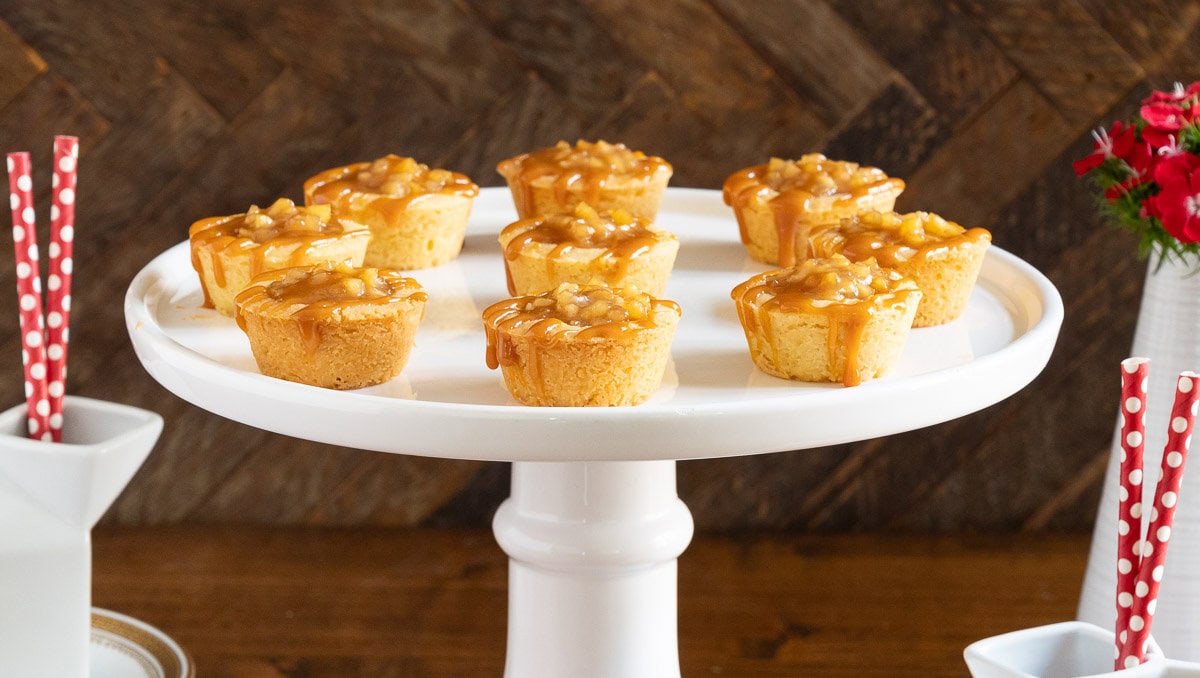 Ridiculously Easy Caramel Apple Shortbread Tarts - The Café Sucre Farine