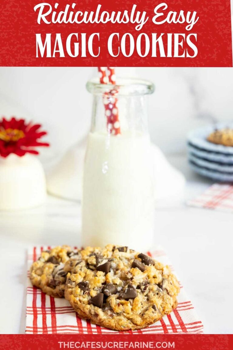 Ridiculously Easy Magic Cookies with Chocolate Chips and Coconut