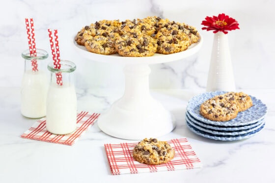 Ridiculously Easy Magic Cookies with Chocolate Chips and Coconut
