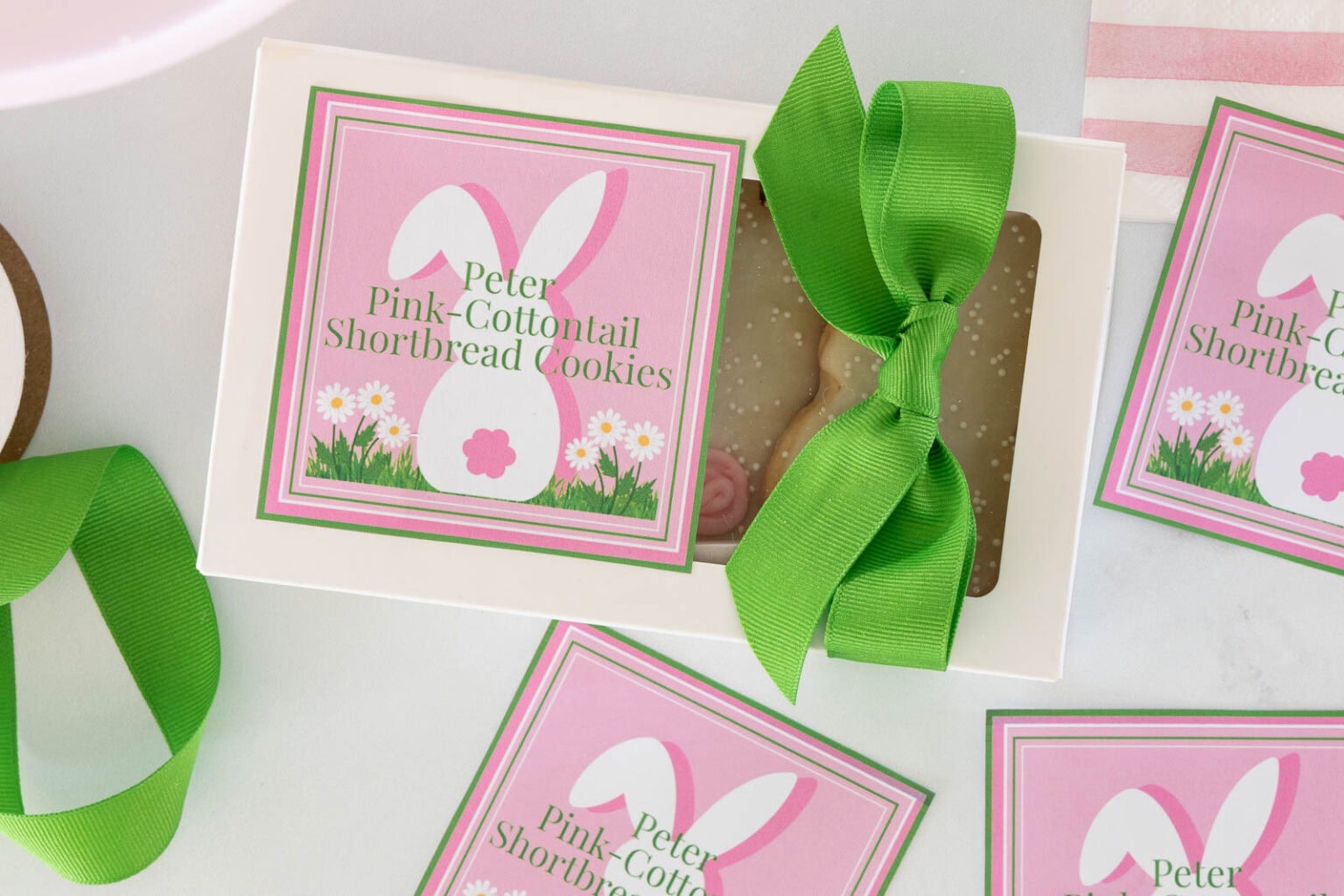 Easy Easter Bunny Shortbread Cookies (Melt-in-Your-Mouth!)