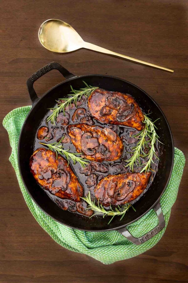 One-Pan Balsamic Rosemary Chicken | Easy Skillet Dinner - The Café ...