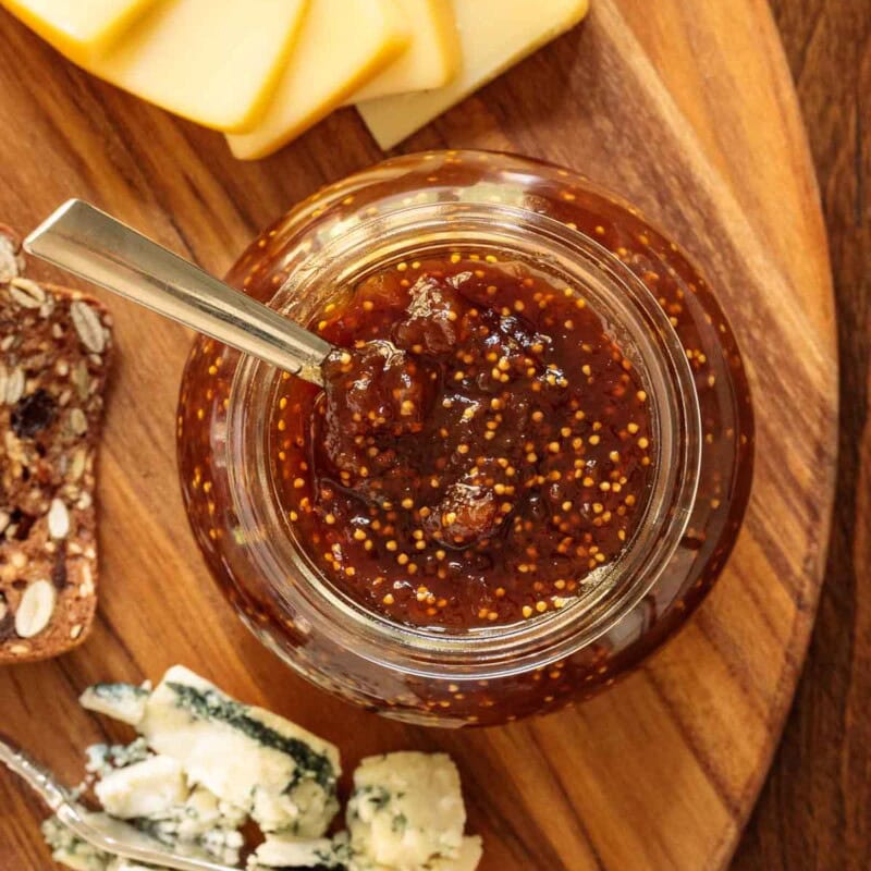 Easy Balsamic Fig Jam (from dried figs) - The Café Sucre Farine