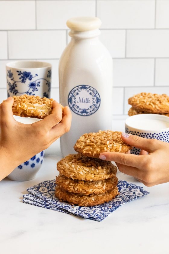Crispy, Chewy Carolina Coconut Cookies - The Café Sucre Farine