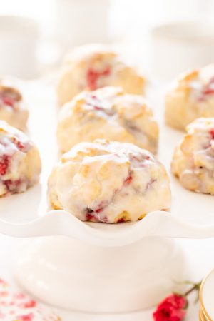 Ridiculously Easy Lemon Raspberry Scones - The Café Sucre Farine